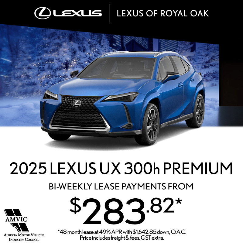 Lexus Promotions & Specials | Lexus of Royal Oak in Calgary